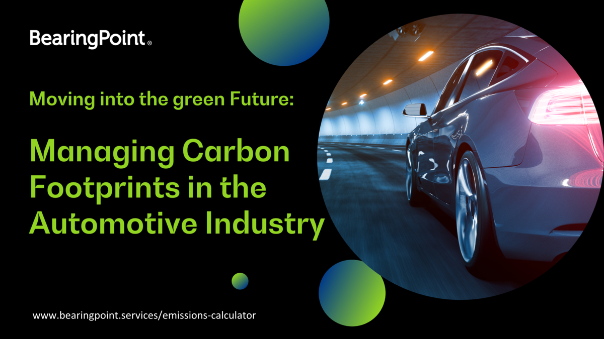 Managing Carbon Footprints in the Automotive Industry | Sustainability ...