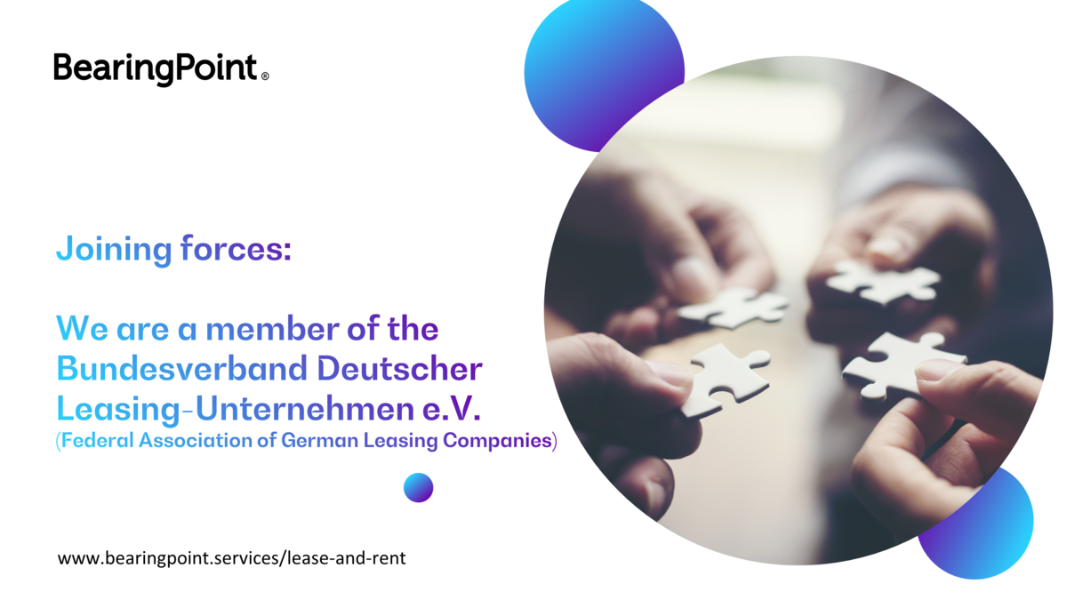 We are member in the BDL | BearingPoint Lease & Rent