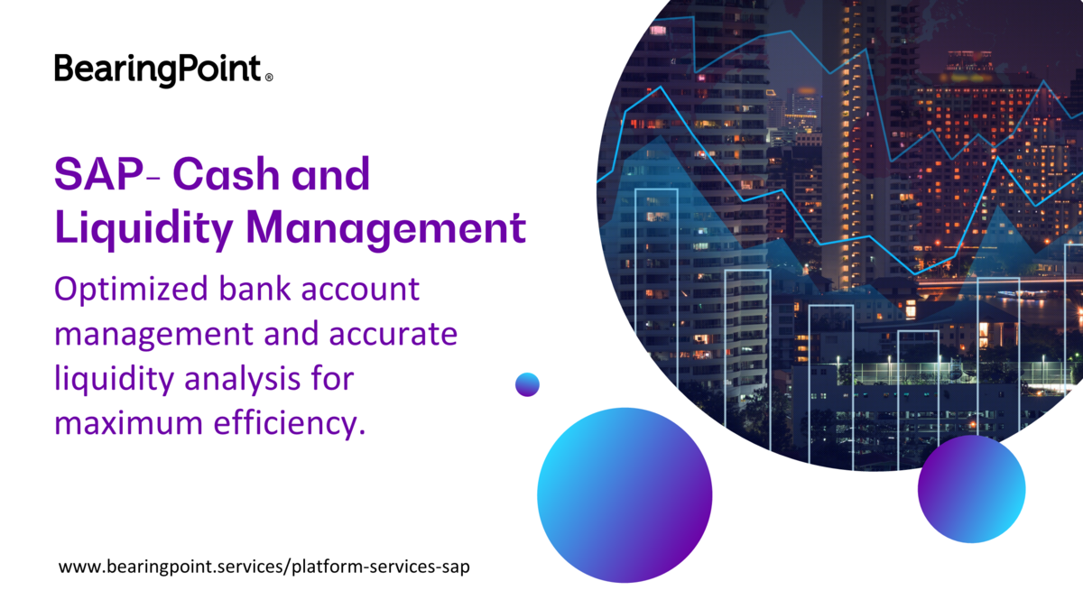 BearingPoint SAP Solutions for Cash and Liquidity Management | BearingPoint Platform Support SAP