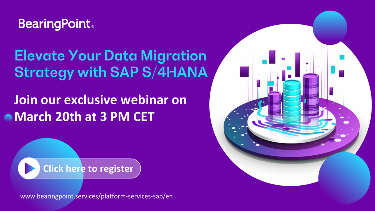 Join our Webinar: Elevate Your Data Migration Strategy | BearingPoint ...