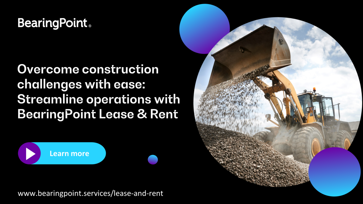 BearingPoint Lease & Rent | Construction and OEM Industry ...