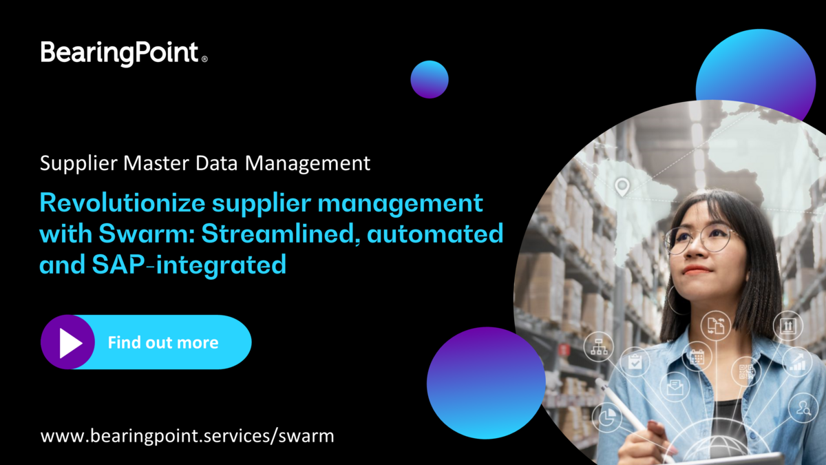 Supplier master data management with Swarm | Swarm