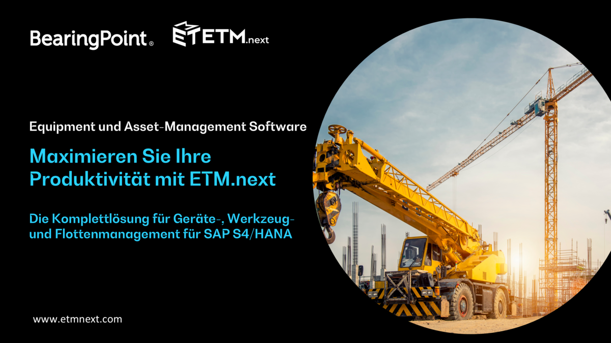 ETM.next - Asset Life Cycle Management für SAP | ETM.next