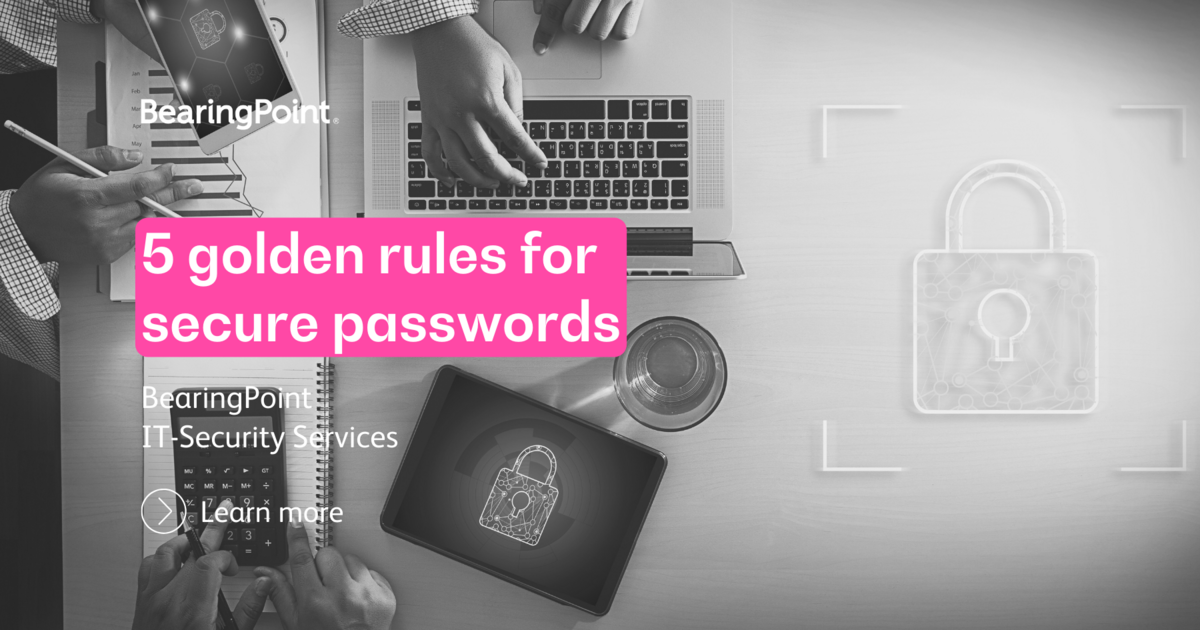 The five most important rules for secure password management | IT Security